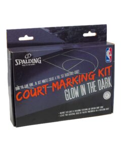 spalding basketball court marking kit ~ glow in the dark bundle