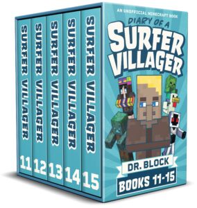 diary of a surfer villager, books 11-15: (a collection of unofficial minecraft books) (complete diary of jimmy the villager book 3)