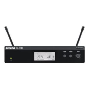 shure blx4r single channel rack mount receiver - for use with blx wireless systems, transmitter sold separately | j11 band (blx4r=-j11)