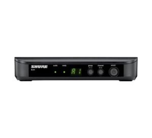 shure blx4 single channel receiver - for use with blx wireless systems, transmitter sold separately | j11 band (blx4=-j11)