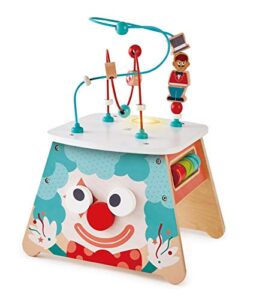 hape light-up circus activity cube | bright activity center development play set toy for toddlers