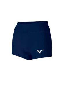 mizuno women's apex 2.5" inseam volleyball short, navy, medium