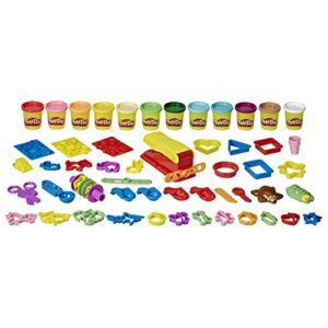 play-doh ultimate fun factory, great first play-doh set multipack set for kids 3 years and up, 47 tools, 12 non-toxic colors (amazon exclusive)