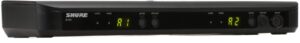 shure blx88 dual channel receiver - for use with blx wireless systems, transmitters sold separately | h11 band (blx88=-h11)