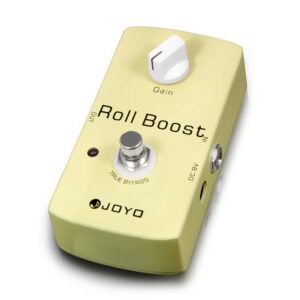 joyo boost pedal classic circuitry up to 35db clean and clear boost for electric guitar effect - true bypass (roll boost jf-38)