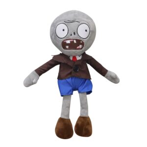 maikerry 1 pc pvz zombies plush toy brown coat normal zombies toys,halloween christmas birthday decoration zombie plush doll