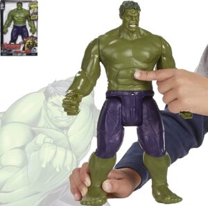 titan hero tech electronic hulk 12 inch tall action figure