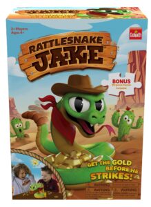 rattlesnake jake - get the gold before he strikes! game - includes a fun colorful 24pc puzzle by goliath