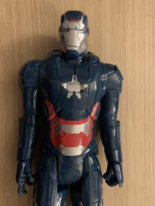 titan hero series iron patriot war machine 12 inch tall action figure from marvel avengers