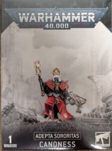 games workshop - warhammer 40,000 - adepta sororitas canoness