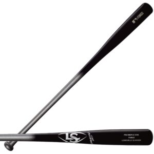 louisville slugger fungo wood baseball bat - silver/black, s345, 35"