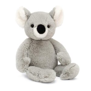 jellycat benji koala stuffed animal, small 9 inches