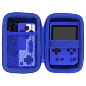 aenllosi hard travel case replacment for trovono/jafatoy/gamplae/anyando/hijjjps retro game handheld console,portable video games systems case,mini handheld game console organizer(blue,case only)