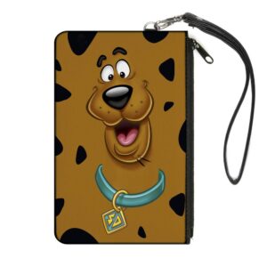 buckle-down women's standard zip wallet scooby doo large, 8" x 5"