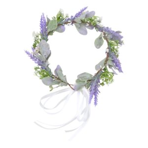 beaupretty lavender flower crown headband, purple hair accessory for women adults, perfect for weddings, party, evening, prom, birthdays, celebrations, honeymoons or other special occasions