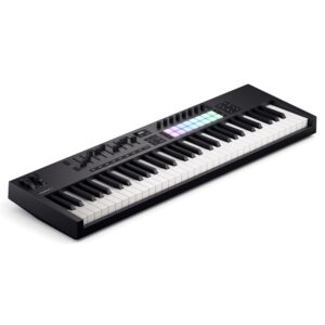 novation launchkey 61 [mk3] midi keyboard controller — seamless ableton live integration. chord mode, scale mode, and arpeggiator. all the software you need for music production.