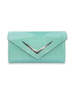 liquorbrand women's vintage inspired wallet with chevron logo (matte black)