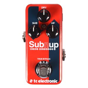 tc electronic compact version of hugely popular sub 'n' up octaver with advanced polyponic octave engine and toneprint-enabled technology for easy custom effects (subnupminioctaver)