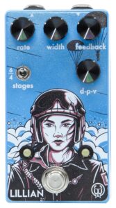 walrus audio lillian multi-stage analog phaser, purple (gear hero exclusive)