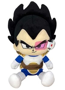 great eastern entertainment dragon ball z - saiyan vegeta sitting plush 7"