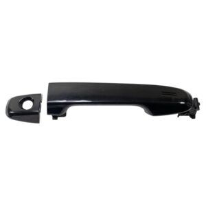 trq front exterior door handle black compatible with 2012-2017 toyota camry