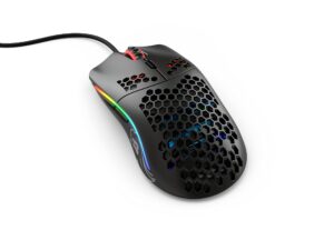 glorious pc gaming race, model o wired gaming mouse 67g superlight honeycomb design, rgb, pixart 3360 sensor, omron switches, ambidextrous - matte black (renewed)