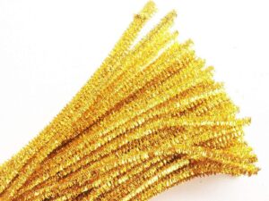 ivyrise 200 pieces gold chenille stems valentine day handmade decoration for diy art creative crafts