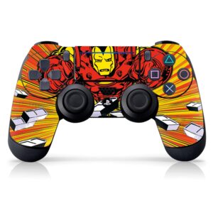 controller gear marvel comics - iron man - break through - ps4 controller skin (controller sold separately) - playstation 4