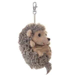 dilly dudu hedgehog stuffed animal plush keychain 4-inch