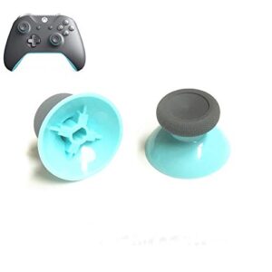 2 pcs replacement analog thumbstick cover case joystick thumb sticks caps for xbox one, xbox one s slim, xbox one x ps4 controller (sky blue)