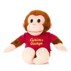 kids preferred curious george monkey plush - classic 8" stuffed animal, (91720)