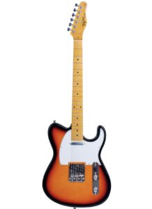 tagima tw55 sunburst t style solid body electric guitar