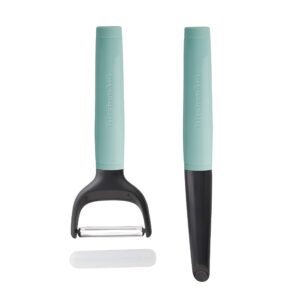 kitchenaid universal peeler set, set of 2, aqua sky