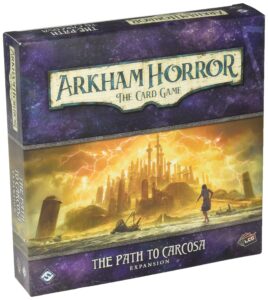 arkham horror the card game return to the forgotten age expansion - lovecraftian cooperative living card game, ages 14+, 1-4 players, 1-2 hour playtime, made by fantasy flight games