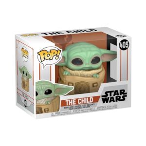 funko pop! star wars: the mandalorian toy, the child grogu in a bag