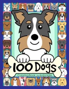 100 dogs coloring book (100 dogs series)