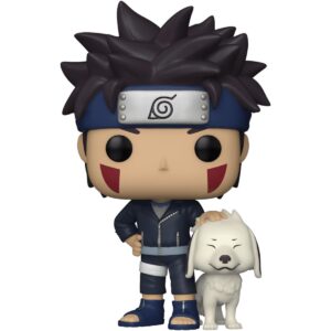 funko pop! animation: naruto - kiba with akamaru