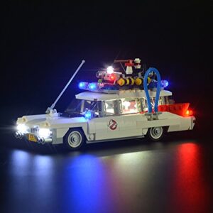 geament led light kit compatible with lego 21108 ghostbusters ecto 1 (ver.2014) - lighting set for building model (model set not included)