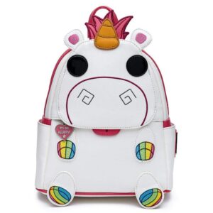 loungefly x pop minions fluffy unicorn cosplay mini backpack