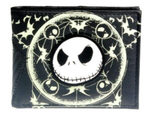 nightmare before christmas leather bi fold wallet