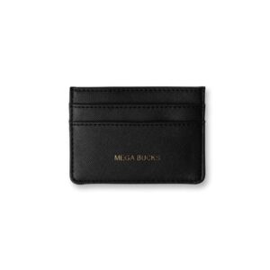 katie loxton mega bucks on black womens small vegan leather card holder wallet