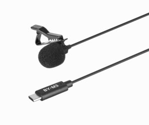 boya by-m3 - lavalier mic for android device, black