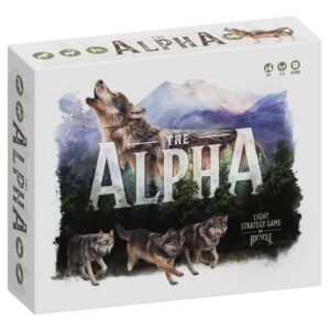 bicycle the alpha - a light strategy game for adults and family ages 10 and up,grey