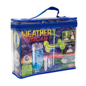 be amazing! toys weather science lab - kids weather science kit with 20 all season projects - educational stem kits for boys & girls - scientific meteorology toys for children age 8+