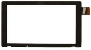 thecoolcube touch digitizer glass panel replacement screen for nintendo switch (2017) (not include lcd)