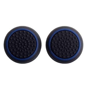 liphontcta thumb grips thumbstick stick joystick caps for ps4 ps3 ps2 xbox 360 xbox one analog controller 2pcs (blue)