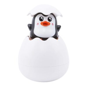 toporchid baby bathing toy duck penguin egg water spray sprinkler bathroom shower swimming water toys(style 2)