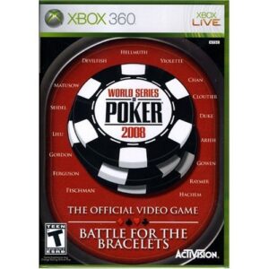 world series of poker 2008: battle for the bracelets - xbox 360 (renewed)