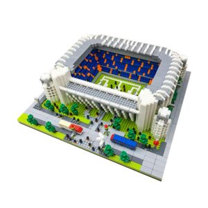 dovob micro mini blocks real madrid stadium building model set (4575 pieces) famous architectural toys gifts for kid and adult