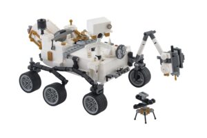 brick loot officially licensed nasa mars rover perseverance model kit, toy car building blocks, stem kits, space gifts for adults or kids 6 +, compatible with lego and other major brands, 603 pieces